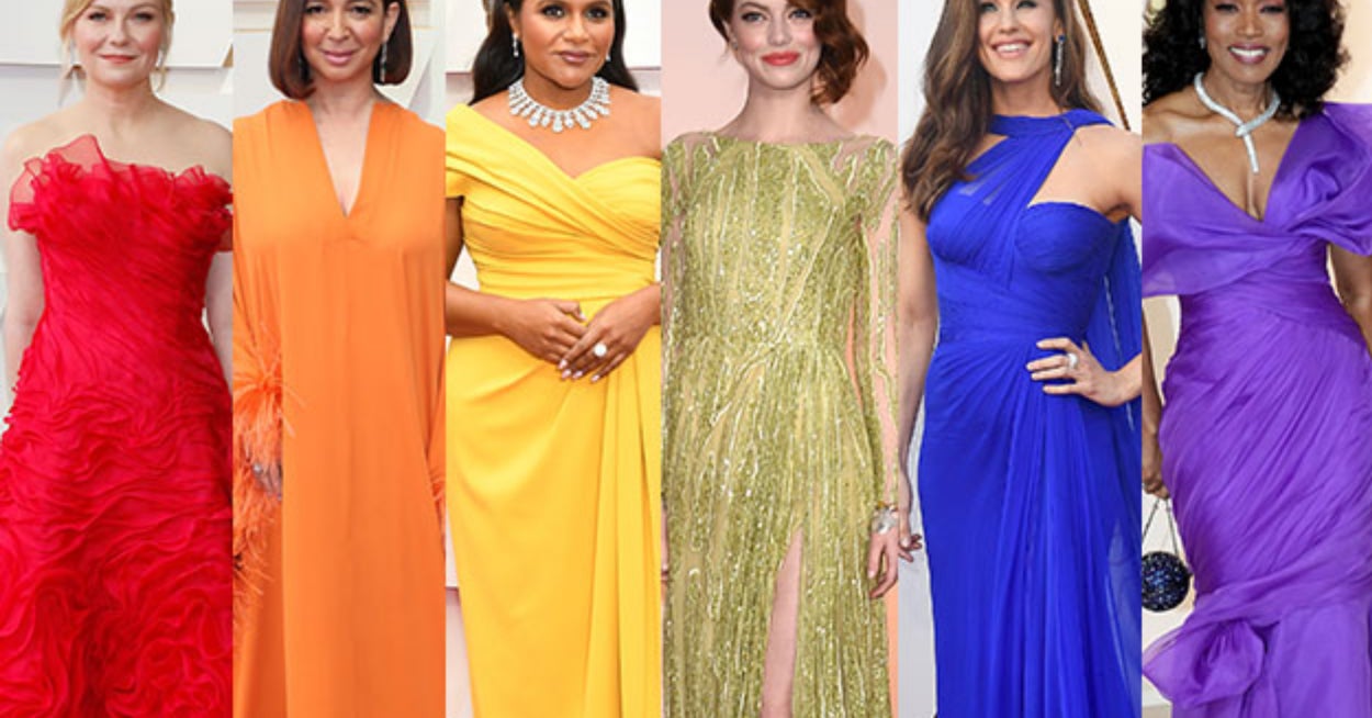 Best Oscar Gowns Ever Rainbow Poll
