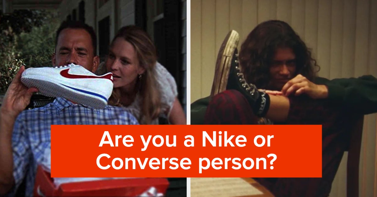 Let’s See If You’re More Of A Nike Or Converse Girlie