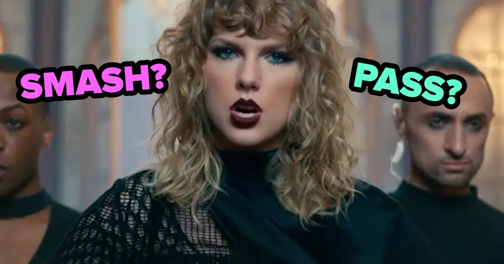 Would You Smash Or Pass These Taylor Swift Songs?