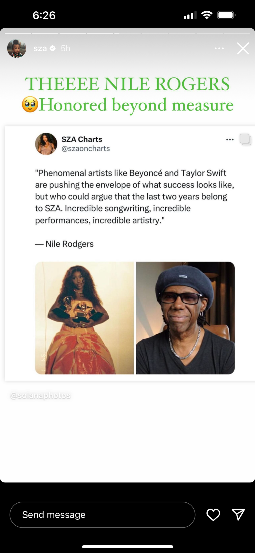 SZA Celebrates Receiving Songwriters Hall of Fame Award: 'This Is the ...