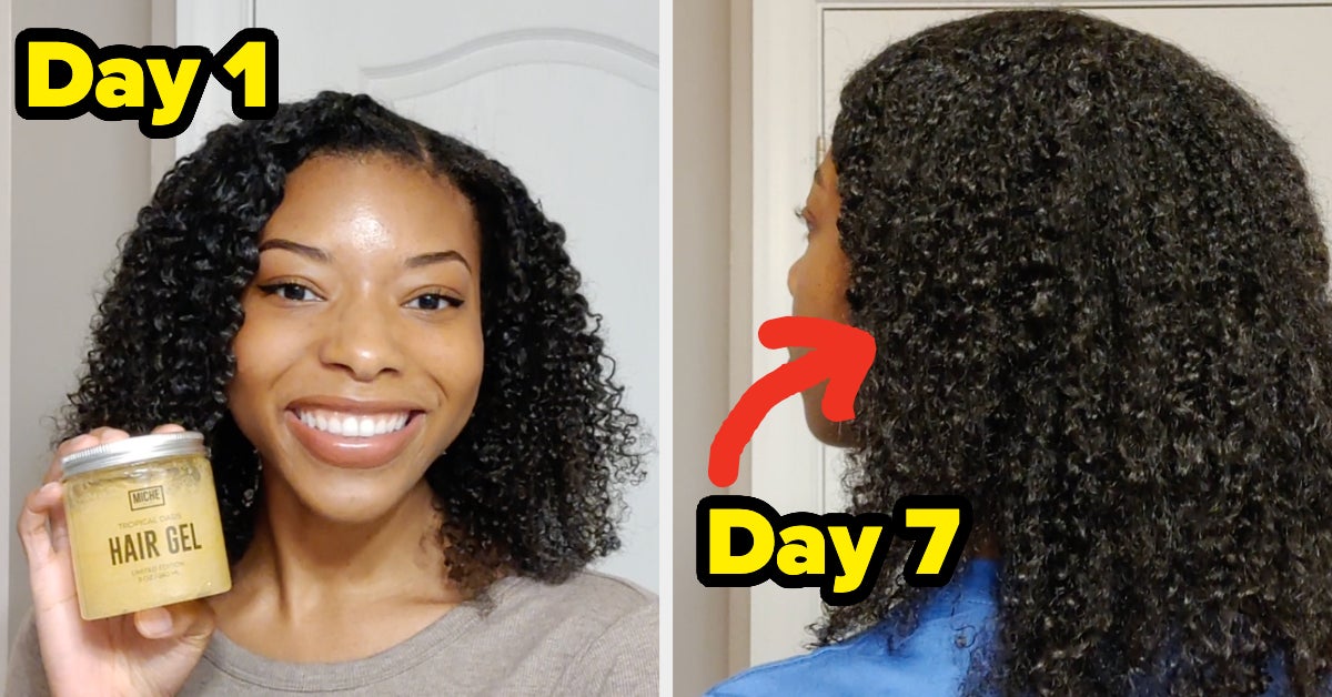 Viral Miche Tropical Oasis Hair Gel Curly Hair Review