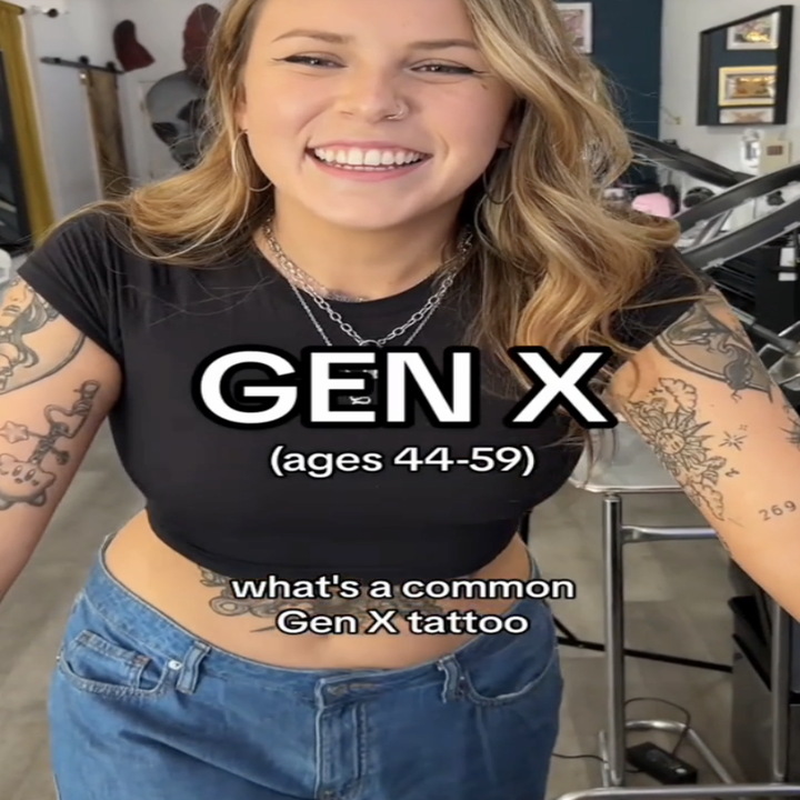 Most Common Tattoos For Millennials, Gen X, And Gen Z