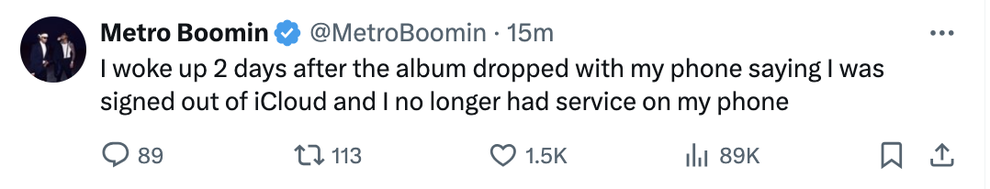 Metro Boomin Reveals 'Corny Ass Tweets' Came From Hacker: 'What I Look ...
