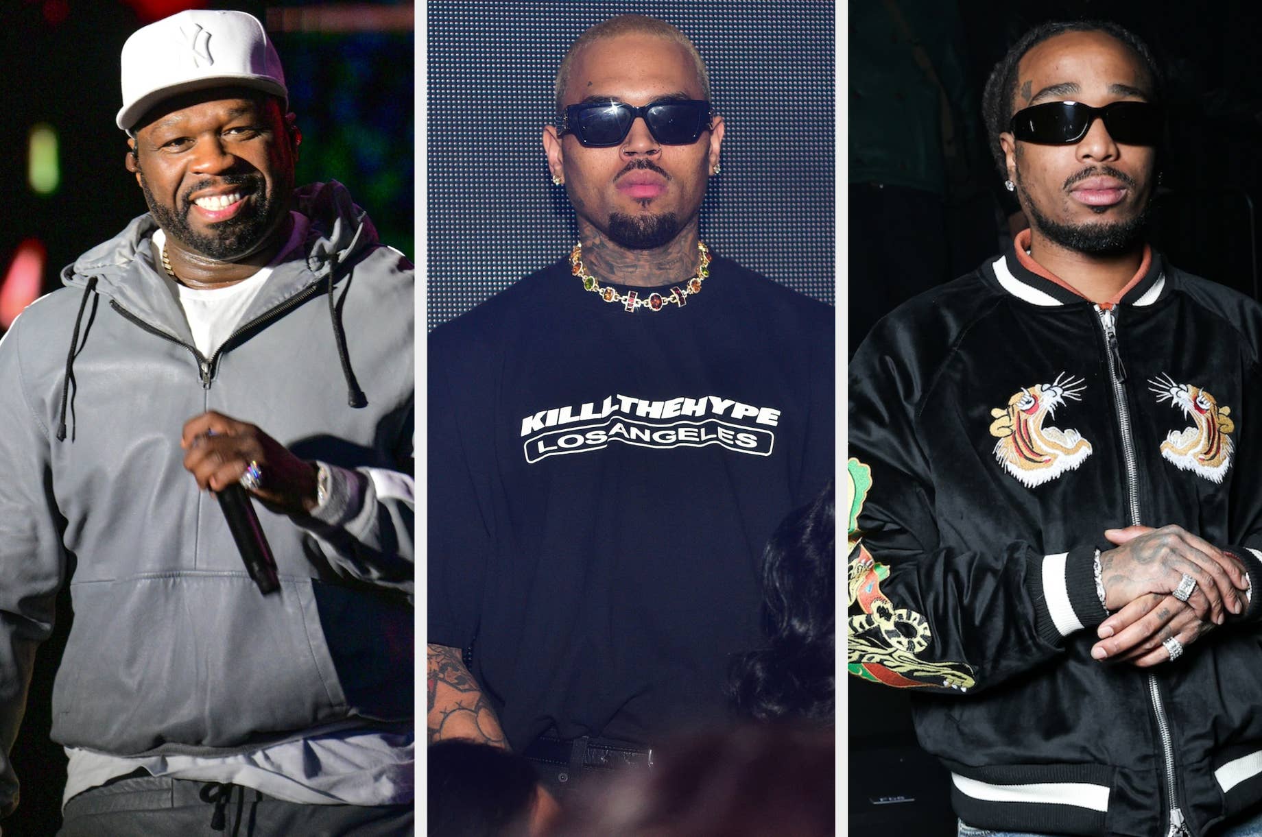 50 Cent Says Quavo Has to 'Come With Some Heat' Following Chris Brown's ...