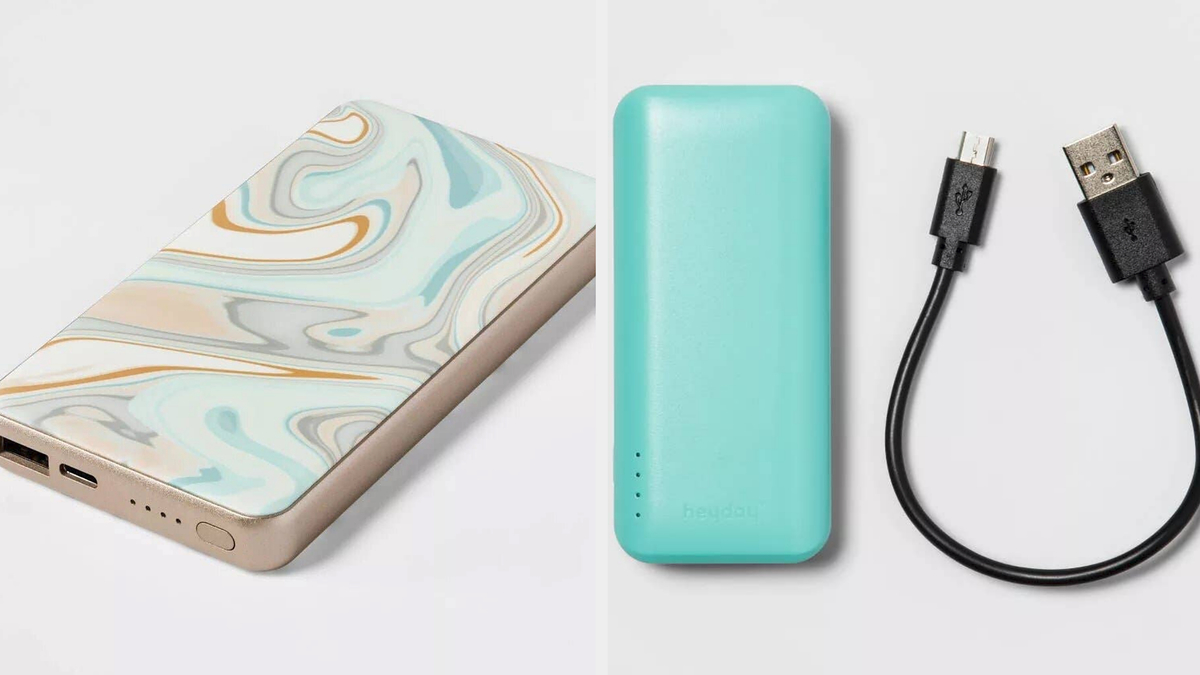 Portable charger target store