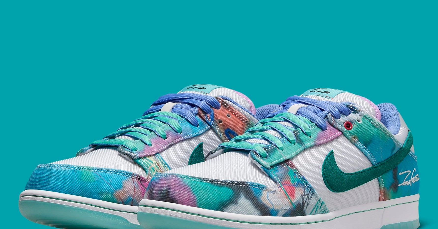 Futura x Nike SB Dunk Low Collab May 2024 Release Date HF6061-400 | Complex