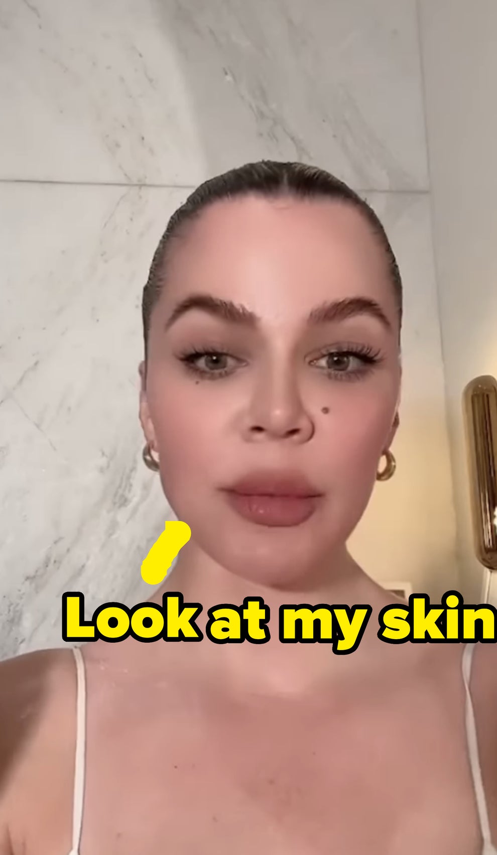 Khloé Kardashian Reacts To Comment About Mole On Face
