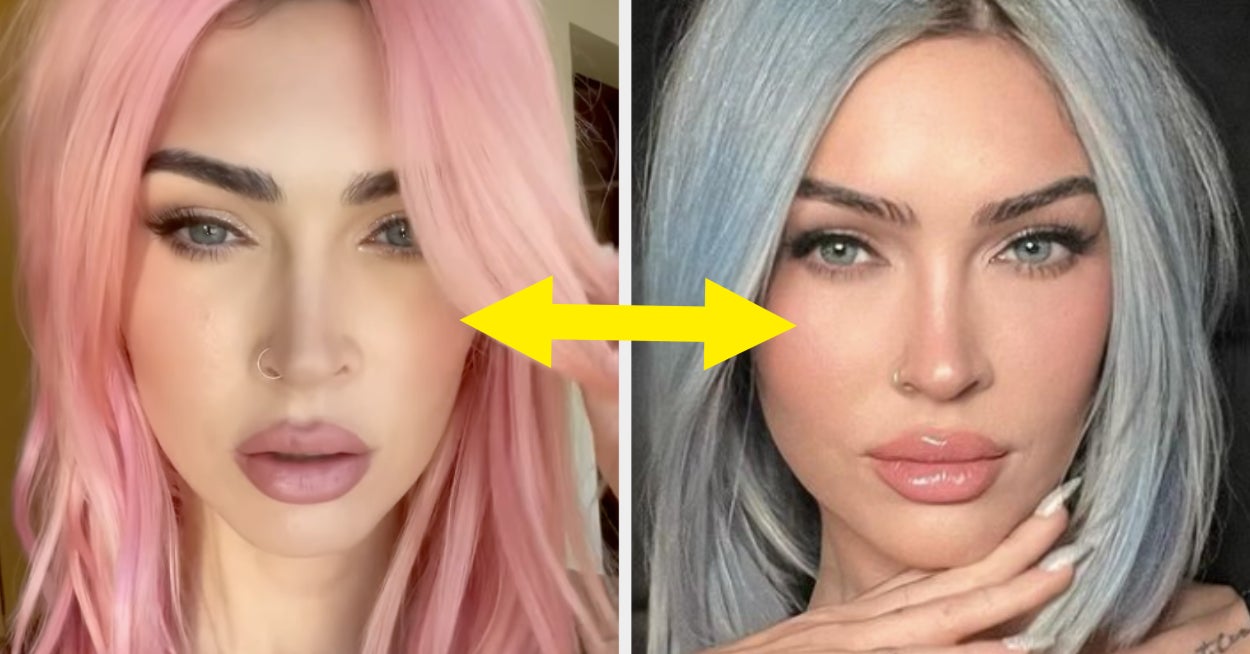 Megan Fox Debuts Blue-Haired Bob
