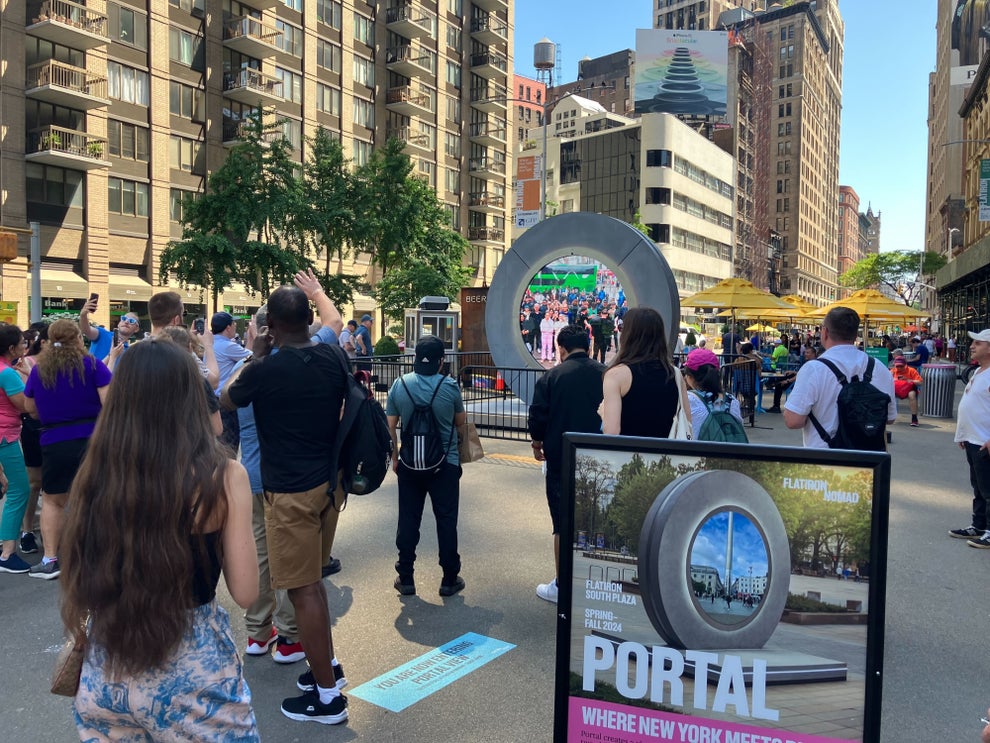 What The NYC Portal To Dublin Is Like IRL