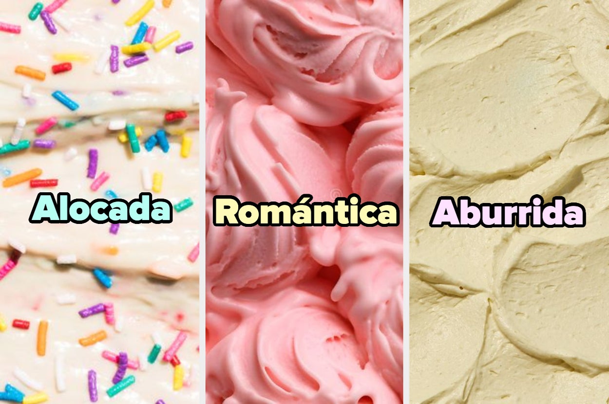 Puedo adivinar cómo te irá esta semana solo con tu selección de helados