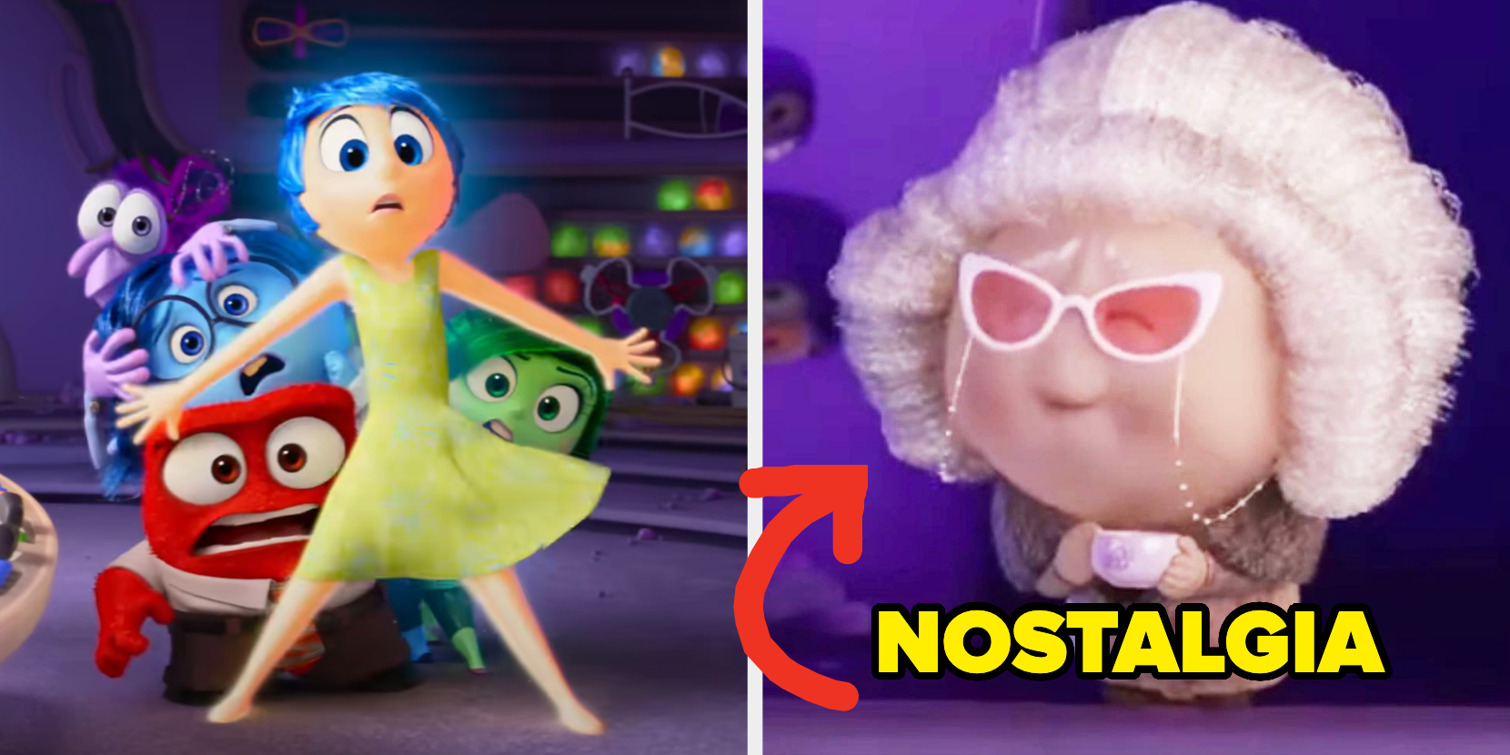 Pic Of Emotions Inside Out 2 Character Emotions Poster Disney Wall Art