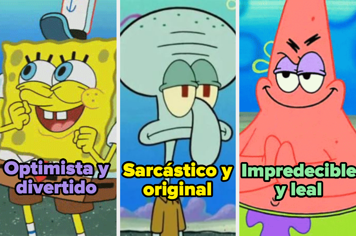 Quiz: ¿Eres más Bob Esponja, Patricio o Calamardo?