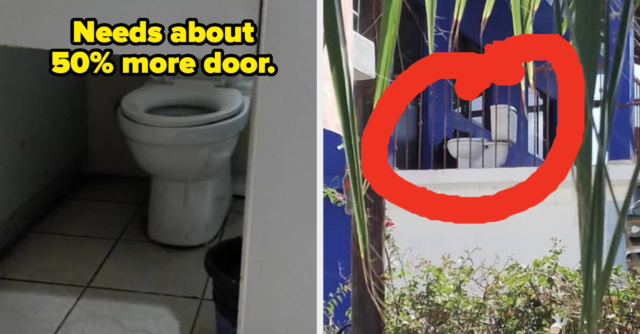 21 Weird Bathrooms That Will Make You Say, "I'll Hold It"