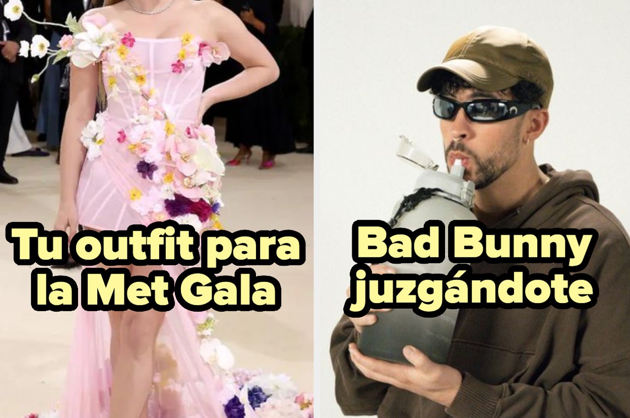 Arma un outfit con la temática de la Met Gala y Bad Bunny te dirá si ...