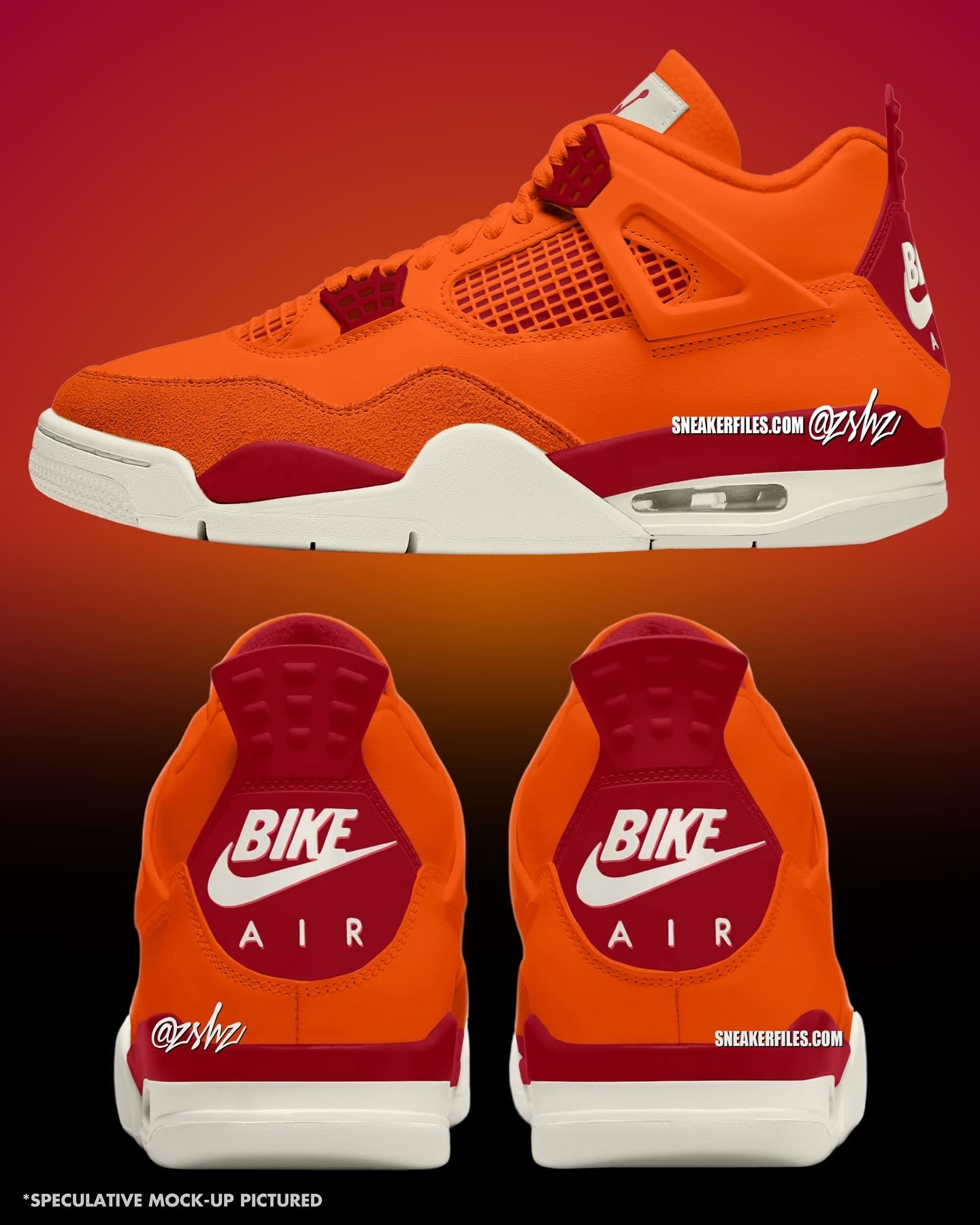 Nigel Sylvester x Air Jordan 4 Collab 'Bike Air' HF4340-800 Release ...