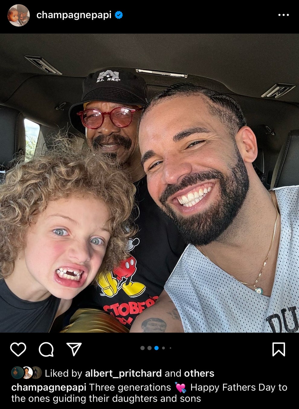 Drake Celebrates Three Generations of Grahams on Father's Day | Complex