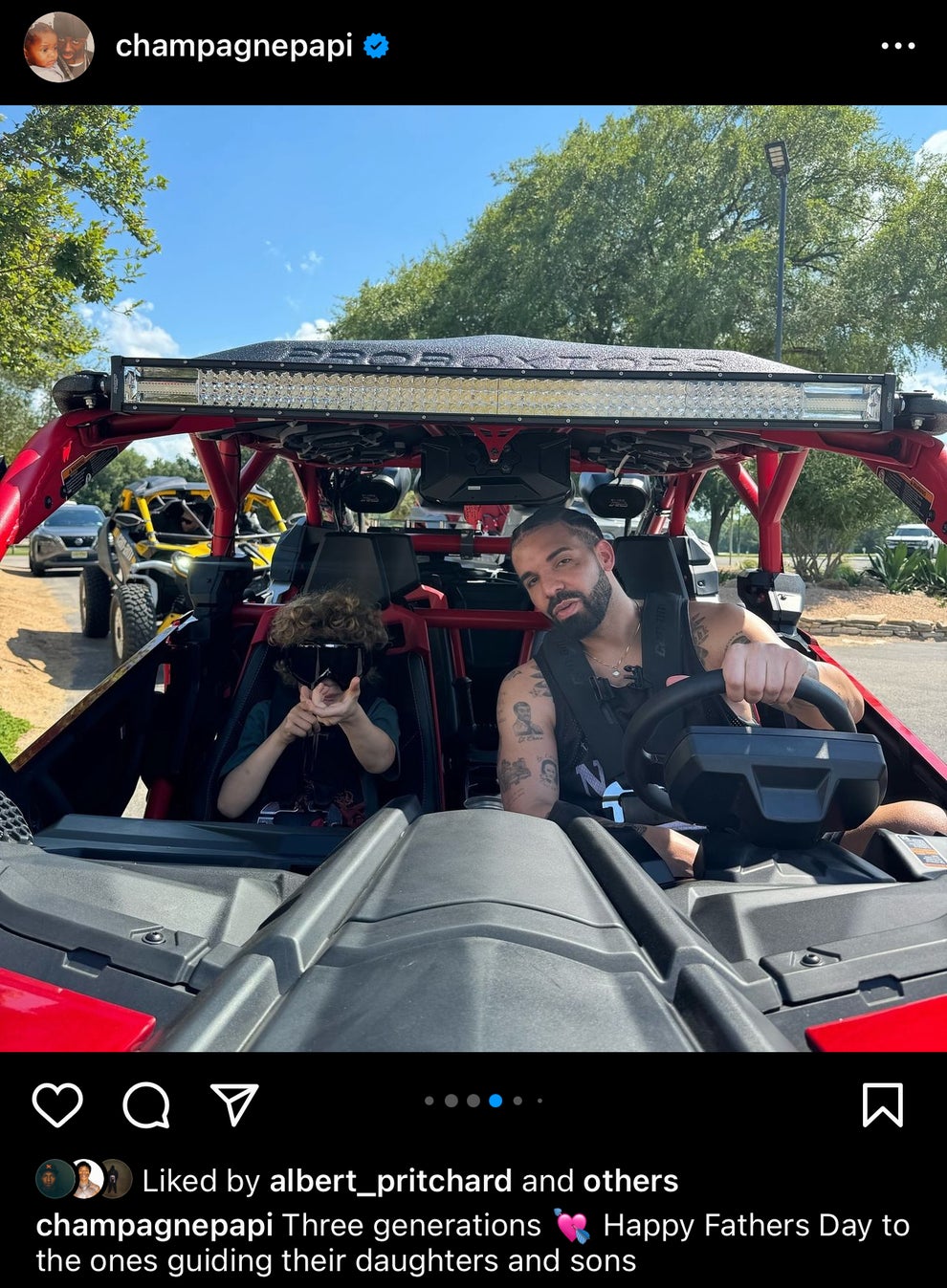 Drake Celebrates Three Generations of Grahams on Father's Day | Complex