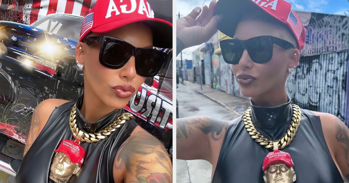 Amber Rose Continues to Support Donald Trump Despite Past Comments ...