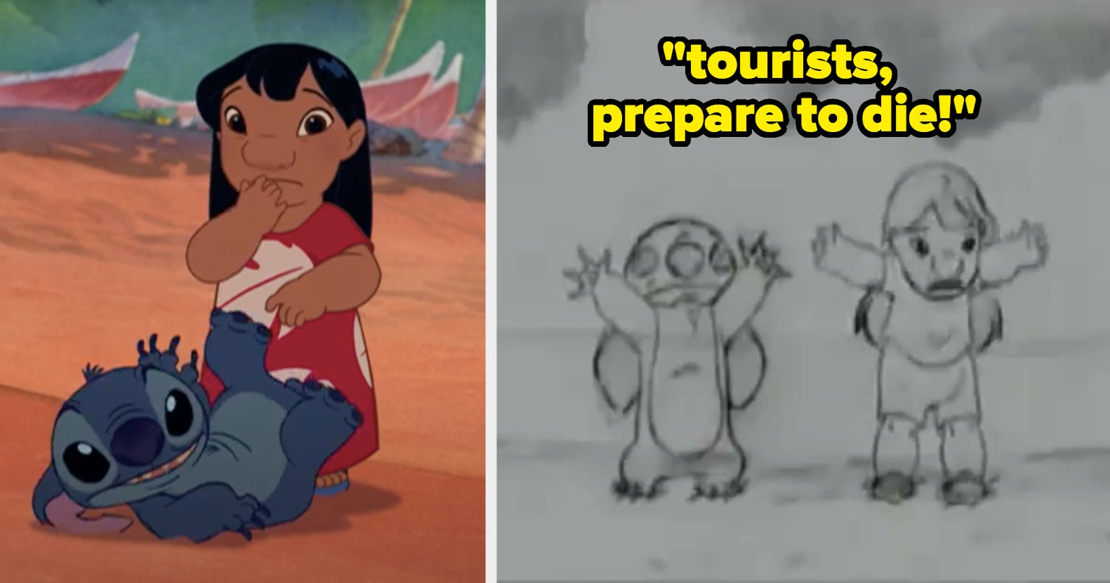 Lilo & Stitch Deleted Scene On The Beach