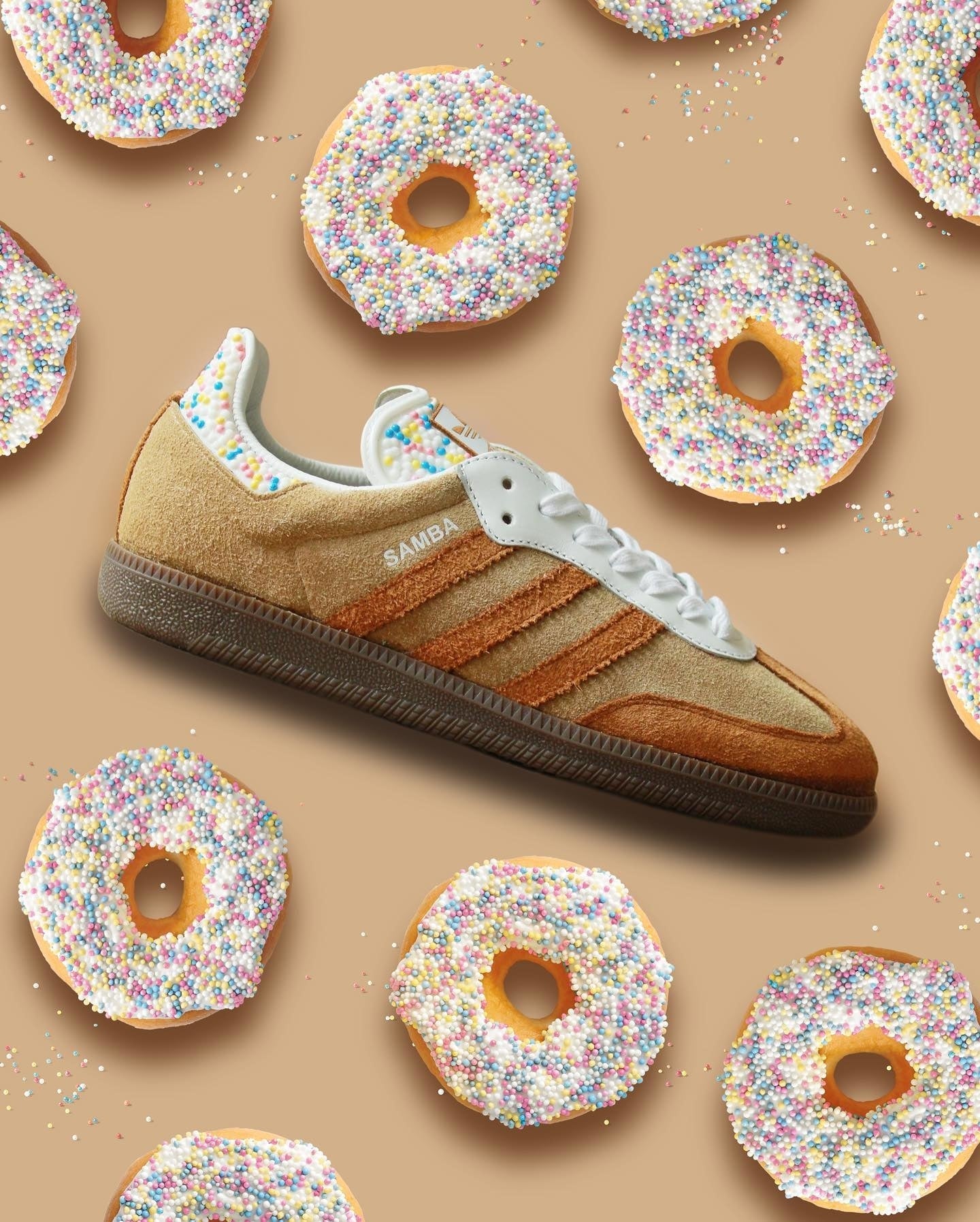 Tim Hortons Donut-Inspired Adidas Samba Customs | Complex