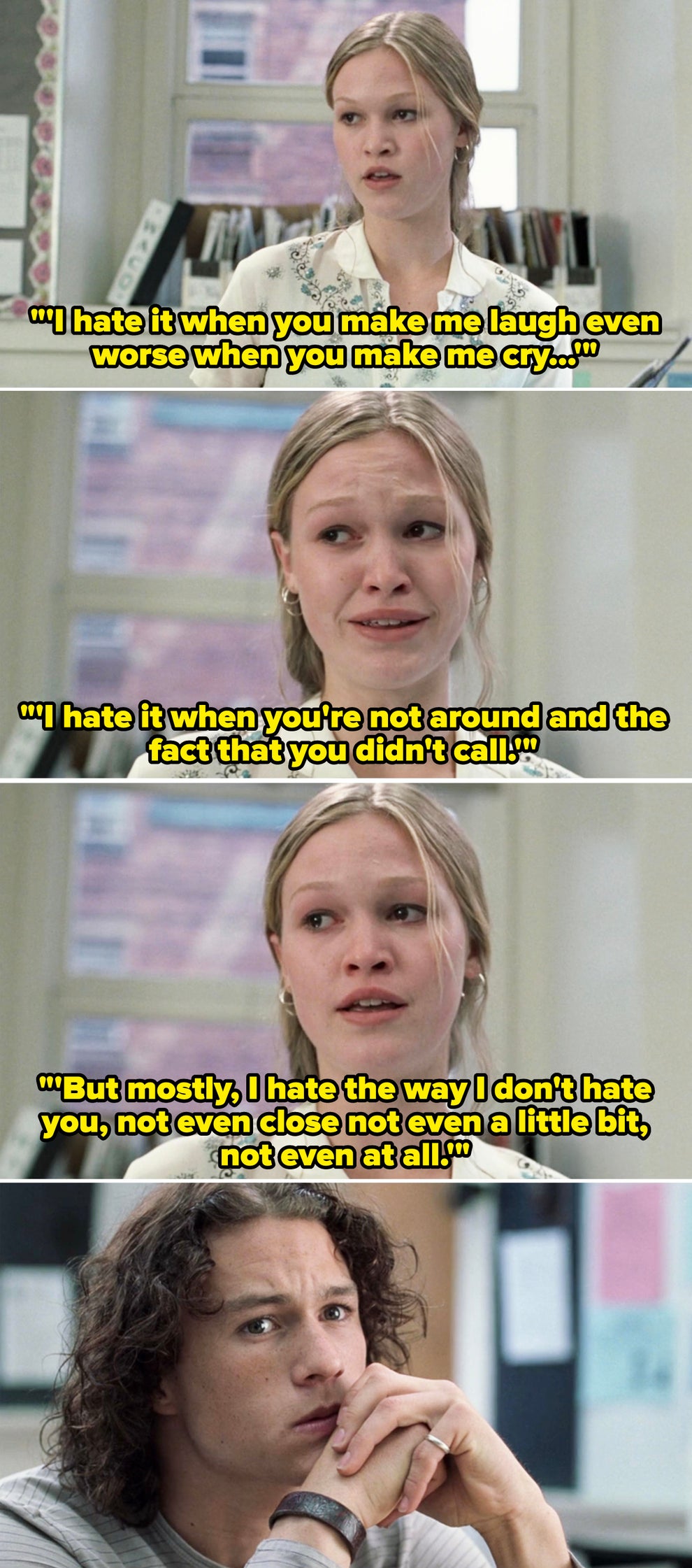 23 Romantic Movie And TV Scenes Without "I Love You"