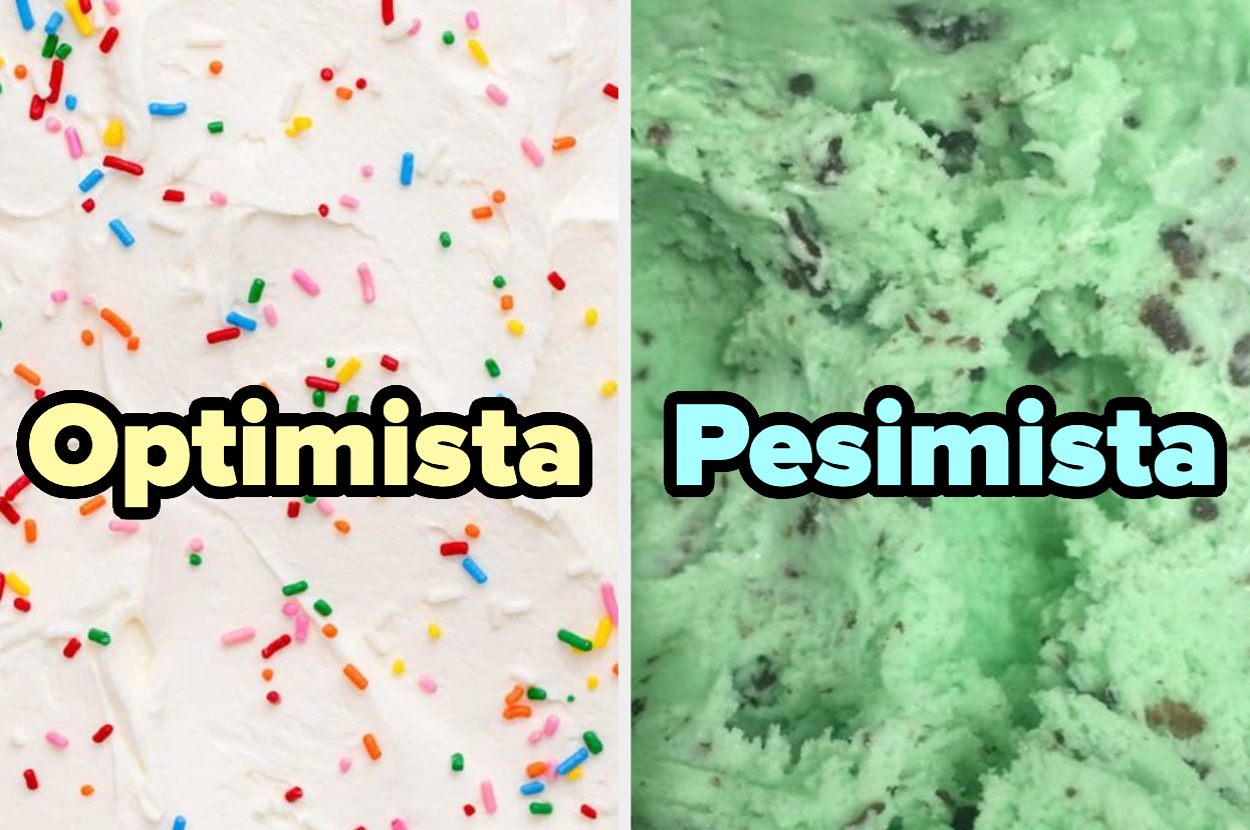 Puedo adivinar si eres optimista o pesimista solo con tu selección de ...