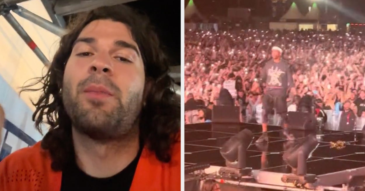 Travis Scott Fan Documents Himself Sneaking Backstage by Wearing ...