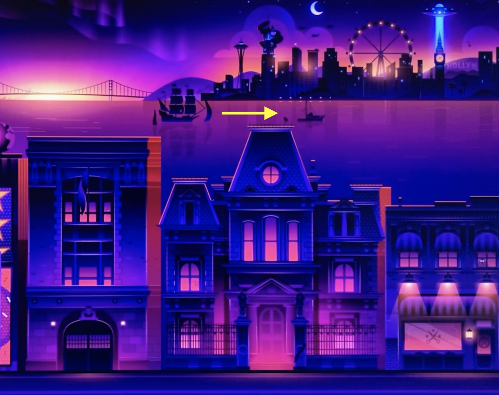 27 Easter Eggs In The Roku City Screensaver