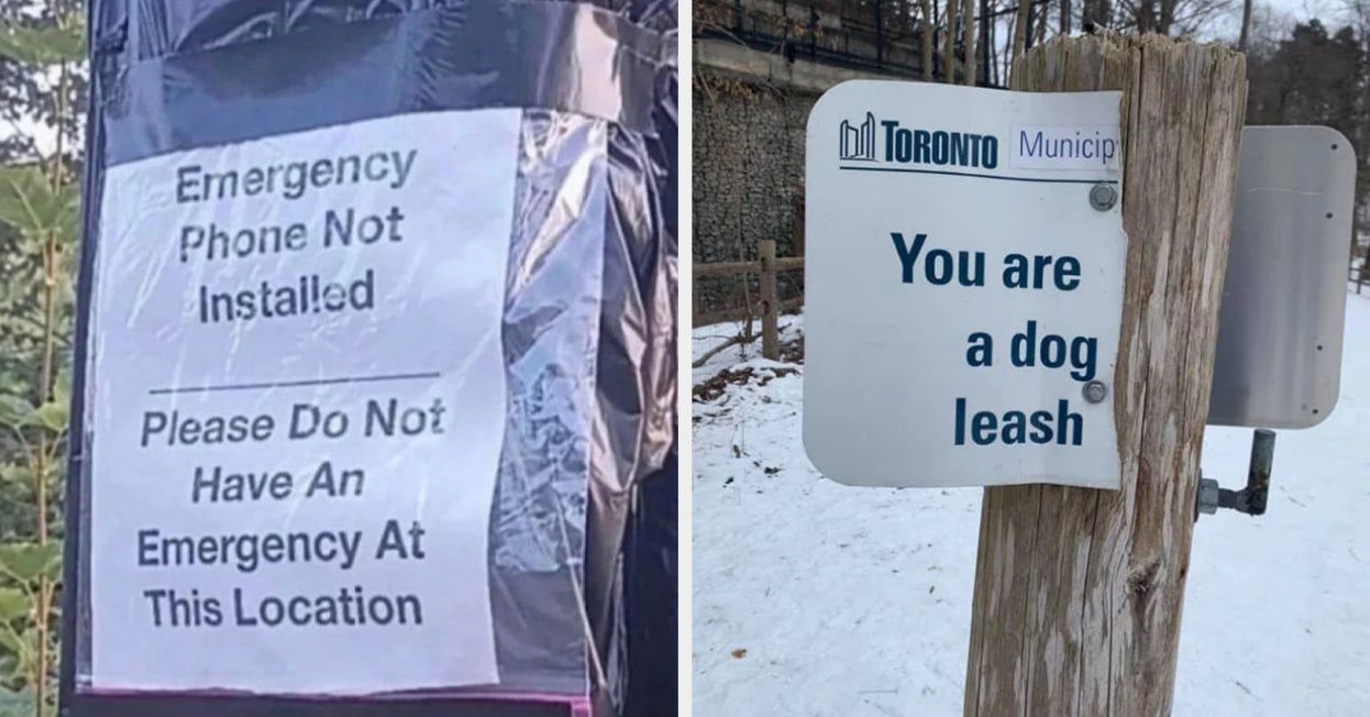 Funniest Signs On Reddit This Week