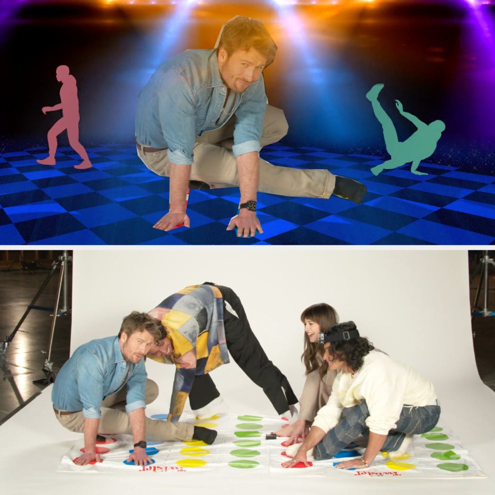 Watch The Twisters Cast Play Twister