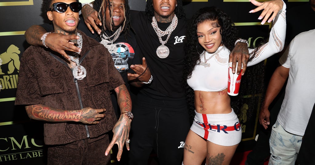 GloRilla Hosts BET Awards Afterparty f/ Megan Thee Stallion, Mickey ...