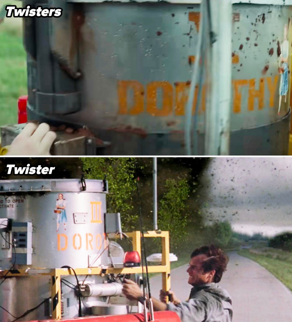 13 Twisters Easter Eggs Reference Original Movie Twister