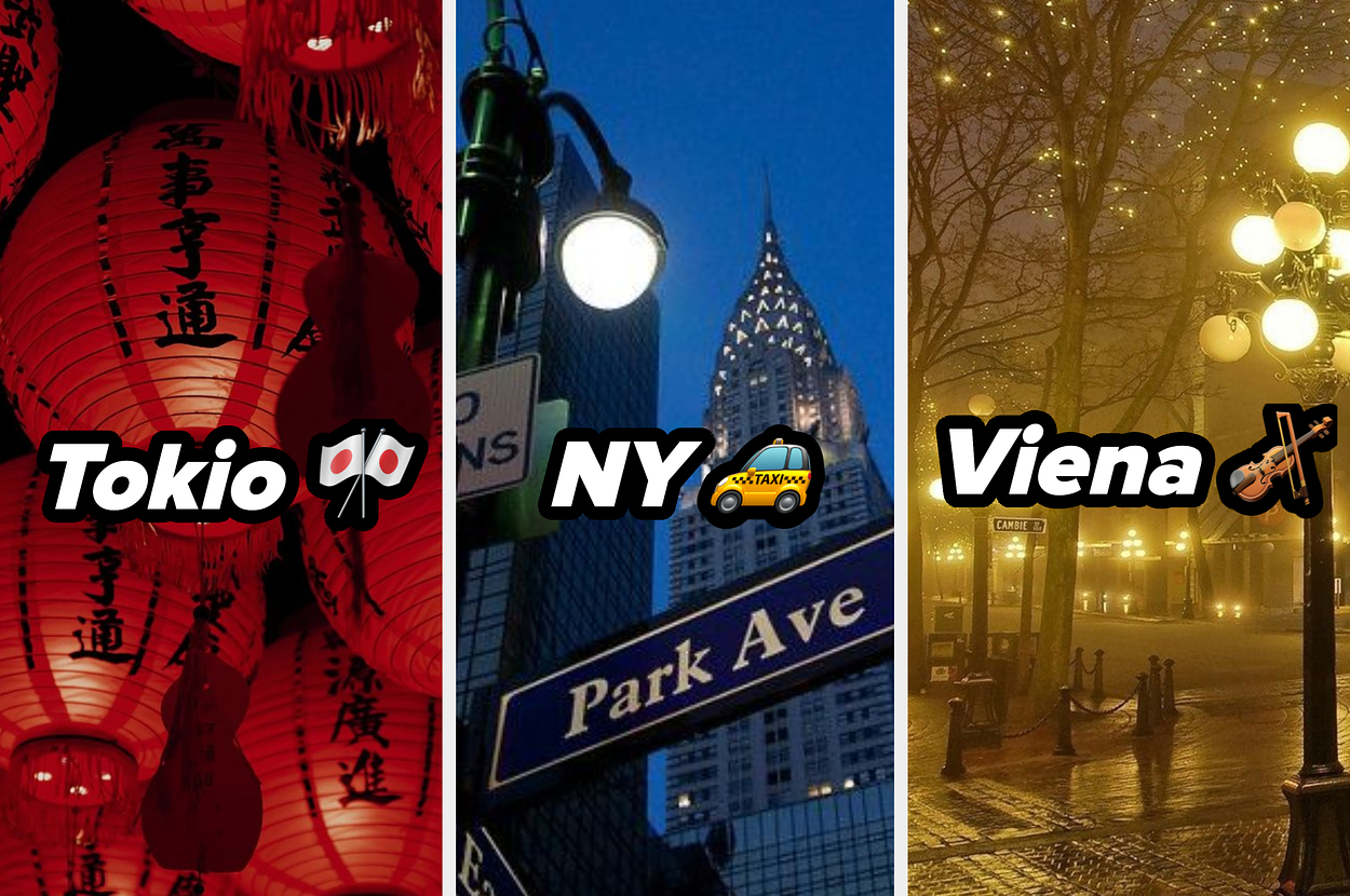 Todos somos la combinación de 3 ciudades del mundo, ¿cuál es la tuya? Todos somos la combinación de 3 ciudades del mundo, ¿cuál es la tuya?