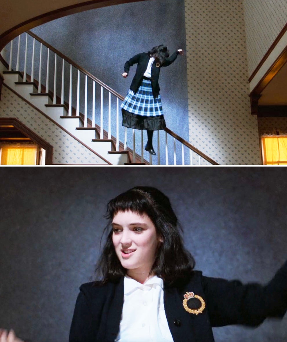 Jenna Ortega Beetlejuice Lydia Winona Ryder Outfit Homage