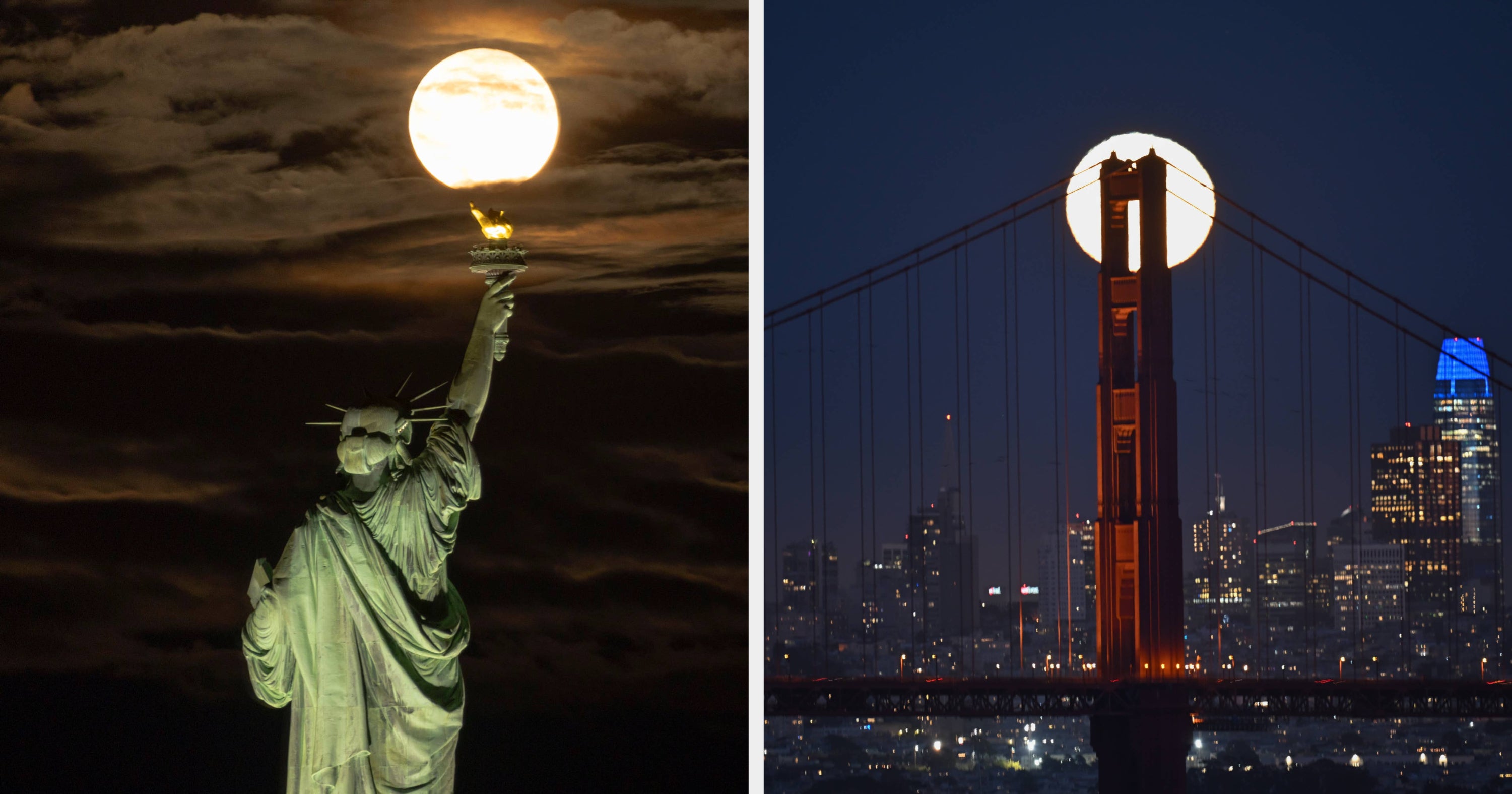 13 Photos Of Last Night's Stunning Blue Supermoon