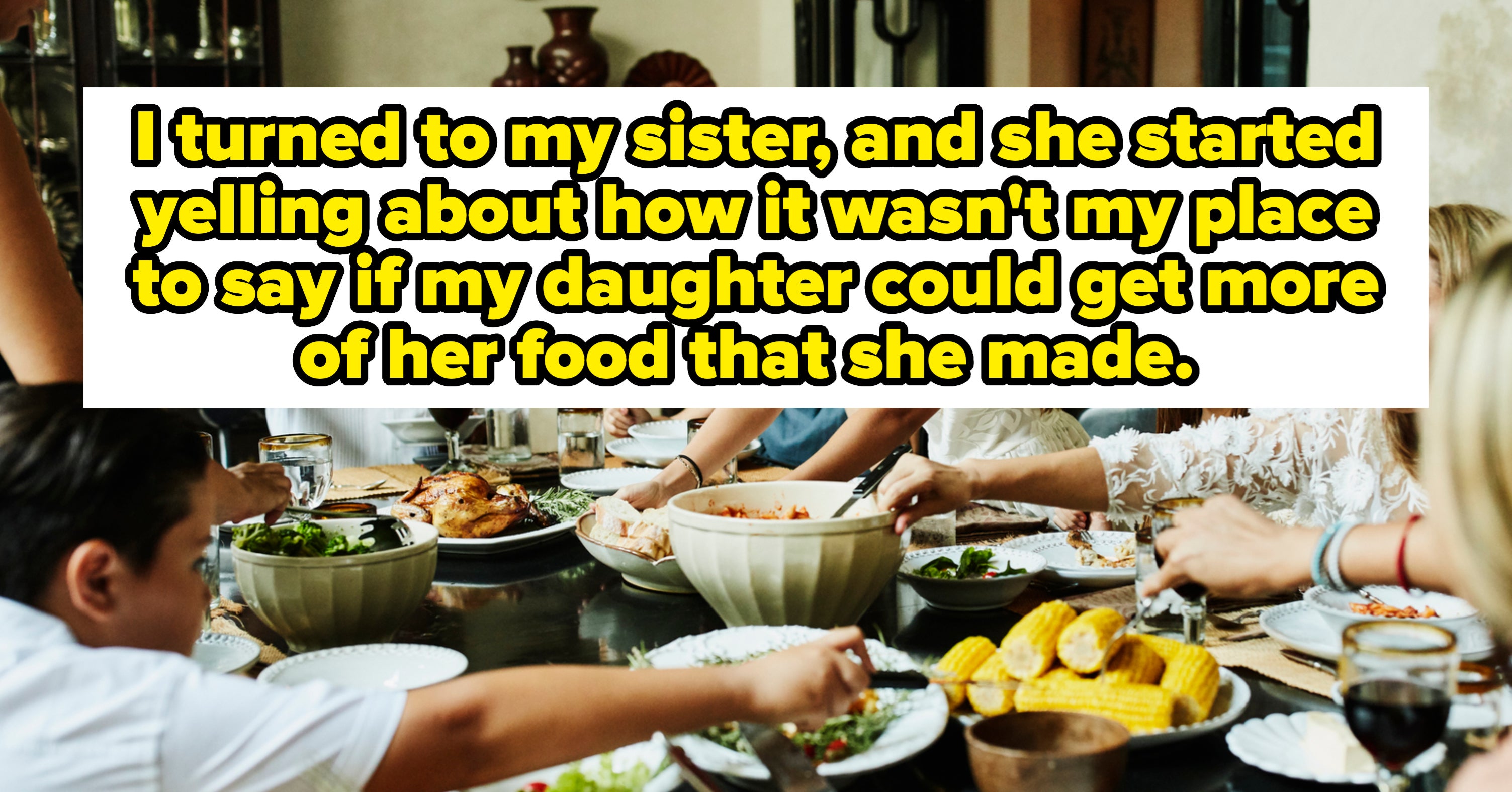 AITA Family Argument Over A Third Helping Of Food