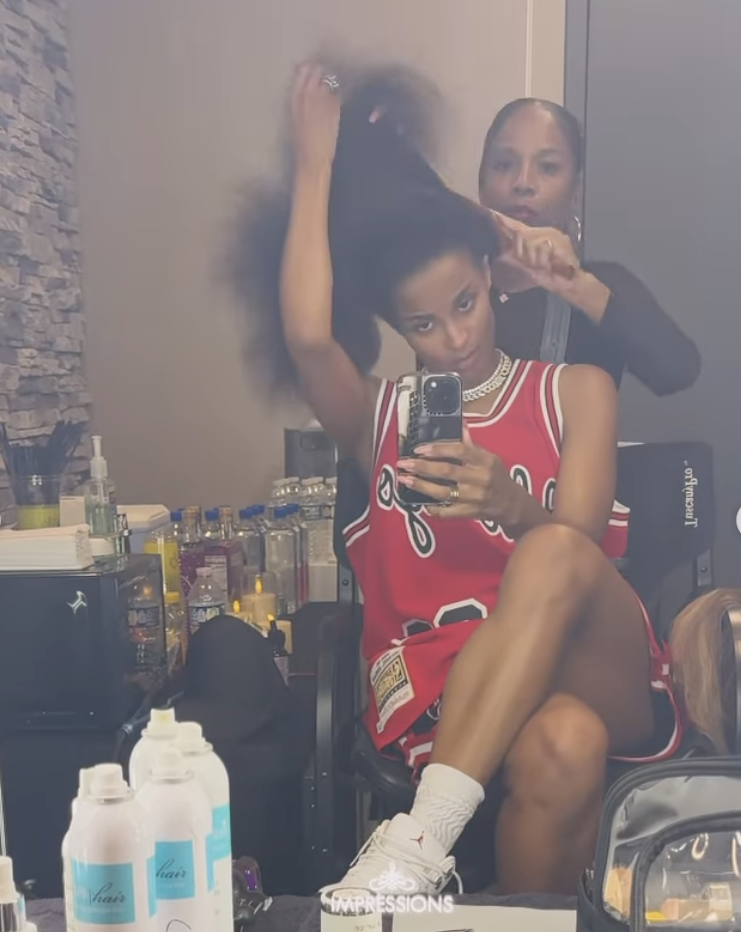 Ciara Posts Natural Hair Update In 2024