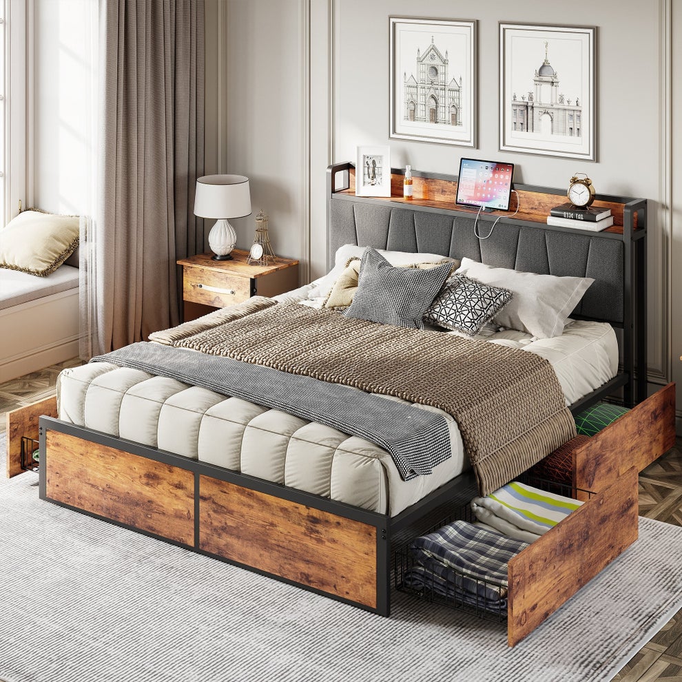 35 Best Beds With Storage To Maximize Your Space
