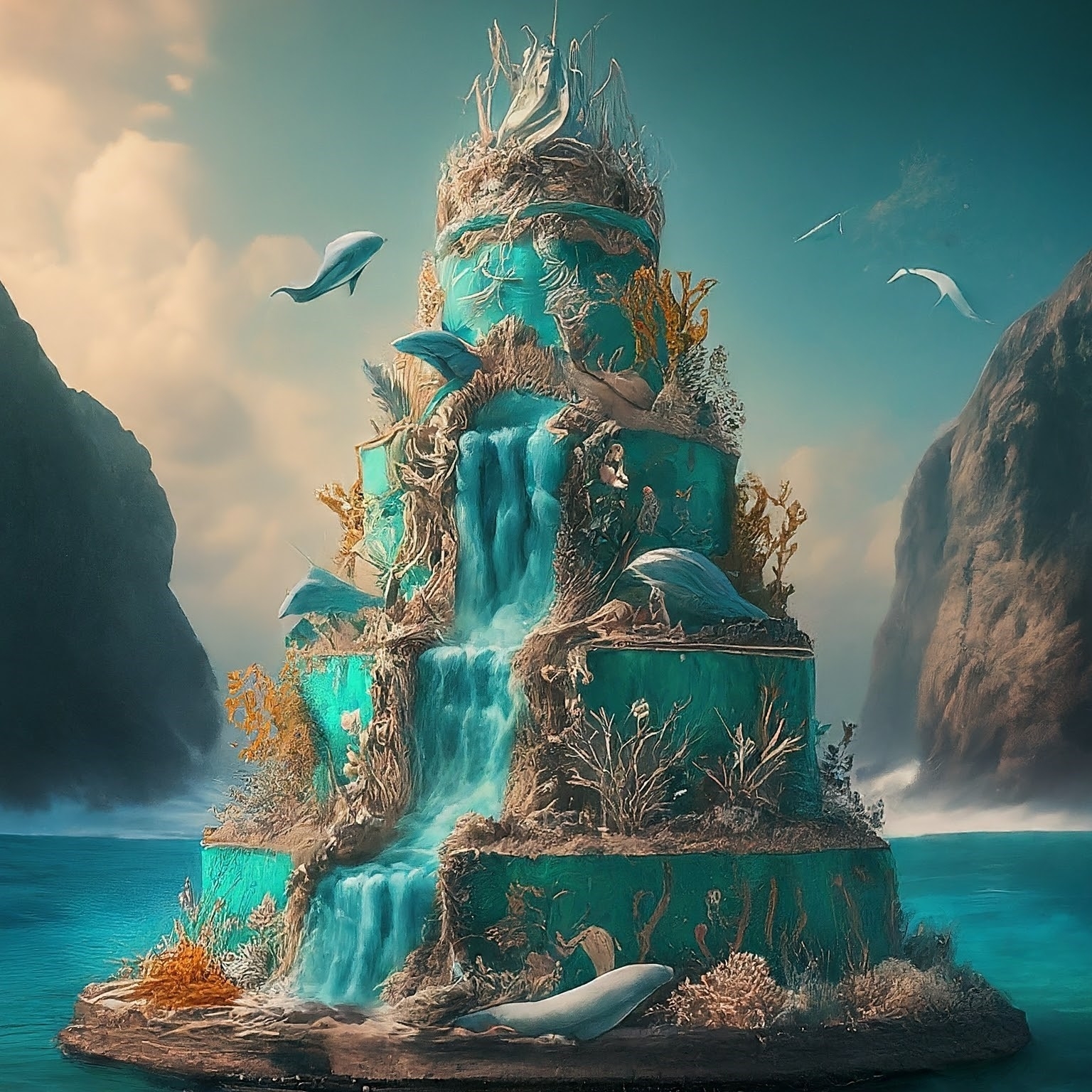 20 AI-Created Wedding Cakes Based On Disney Movies