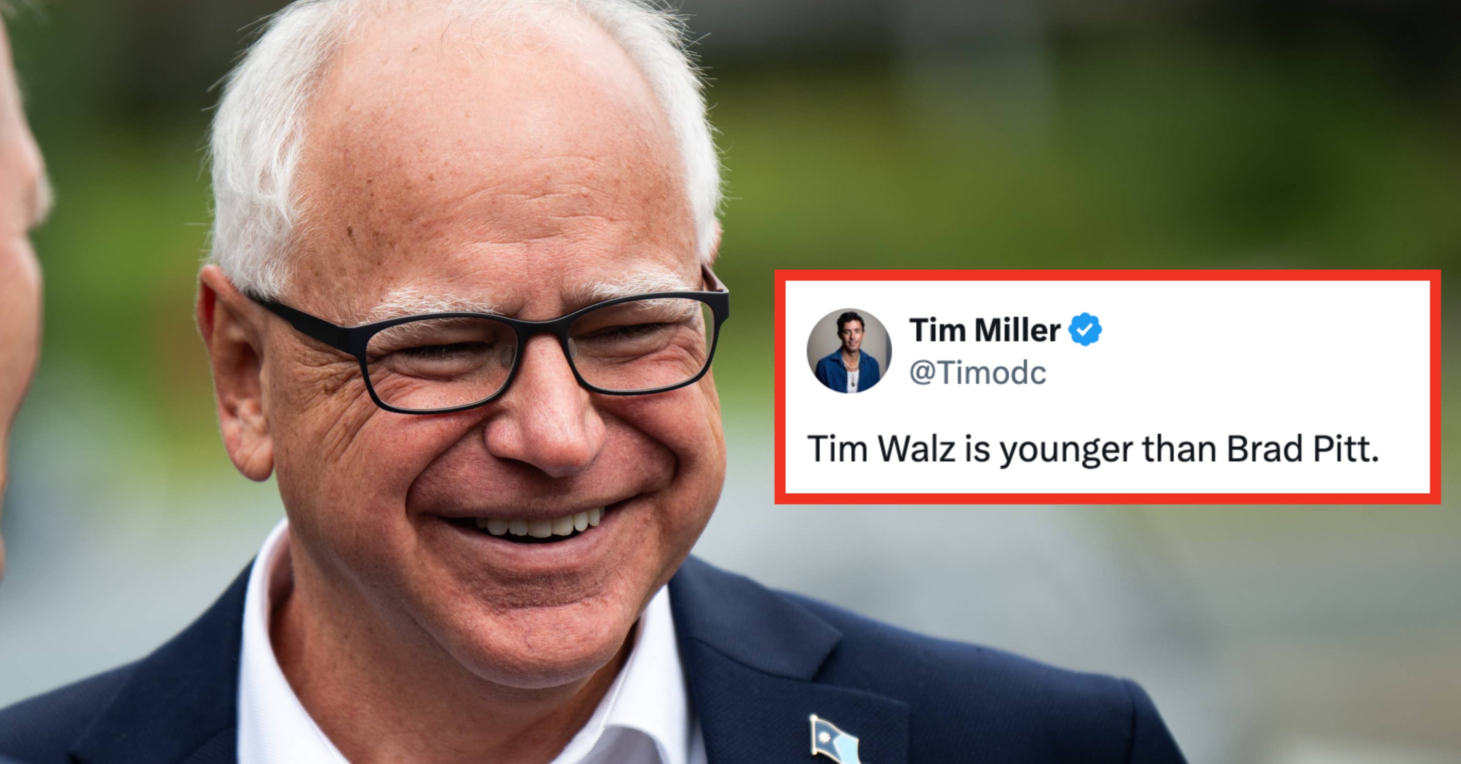 "He's 60" Is Trending After Kamala Harris Picked Tim Walz As Her VP Pick