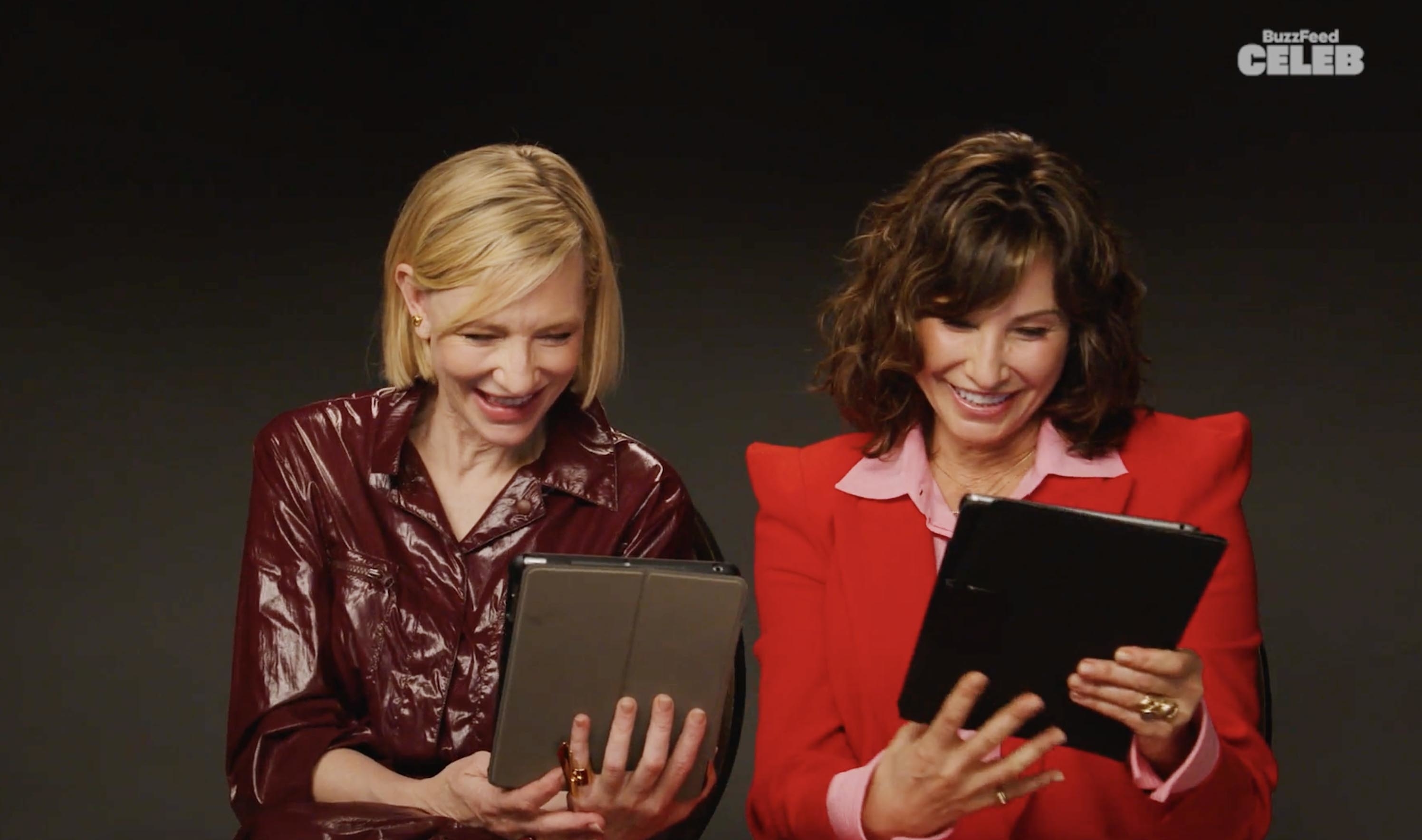 Cate Blanchett And Gina Gershon Take A BFF Test