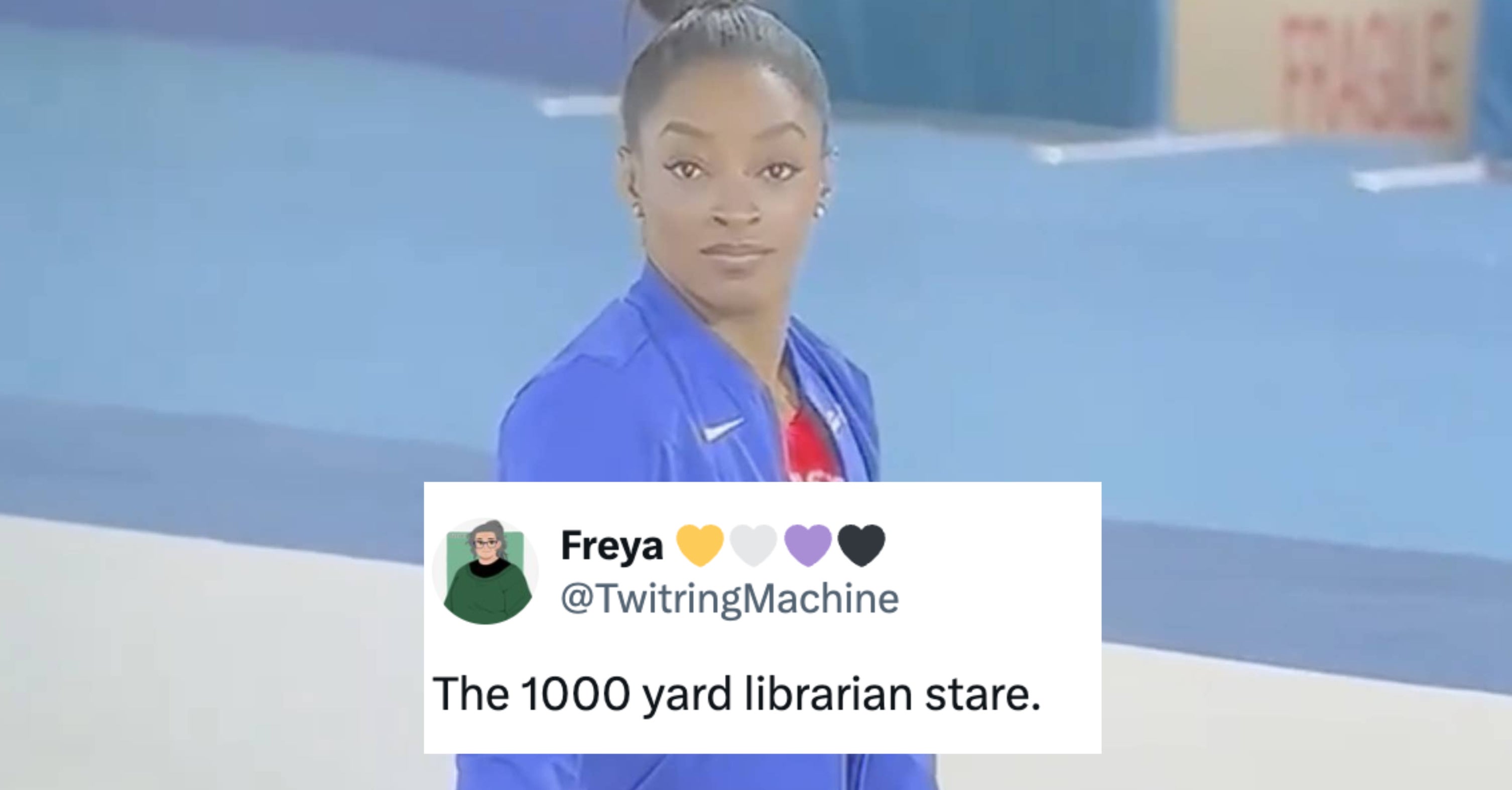 This 3-Second Clip Of Simone Biles Stretching Has Become A Meme