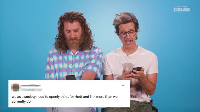 Rhett & Link React To Thirsty And Dirty Tweets