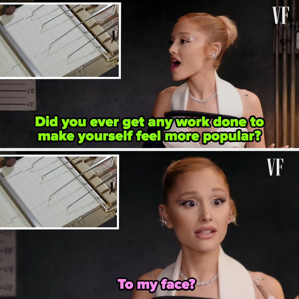 Ariana Grande Talks Plastic Surgery In Lie Detector Test