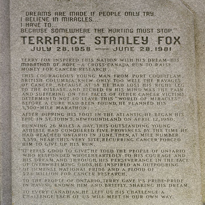 15 Terry Fox Facts You Didn't Learn In School
