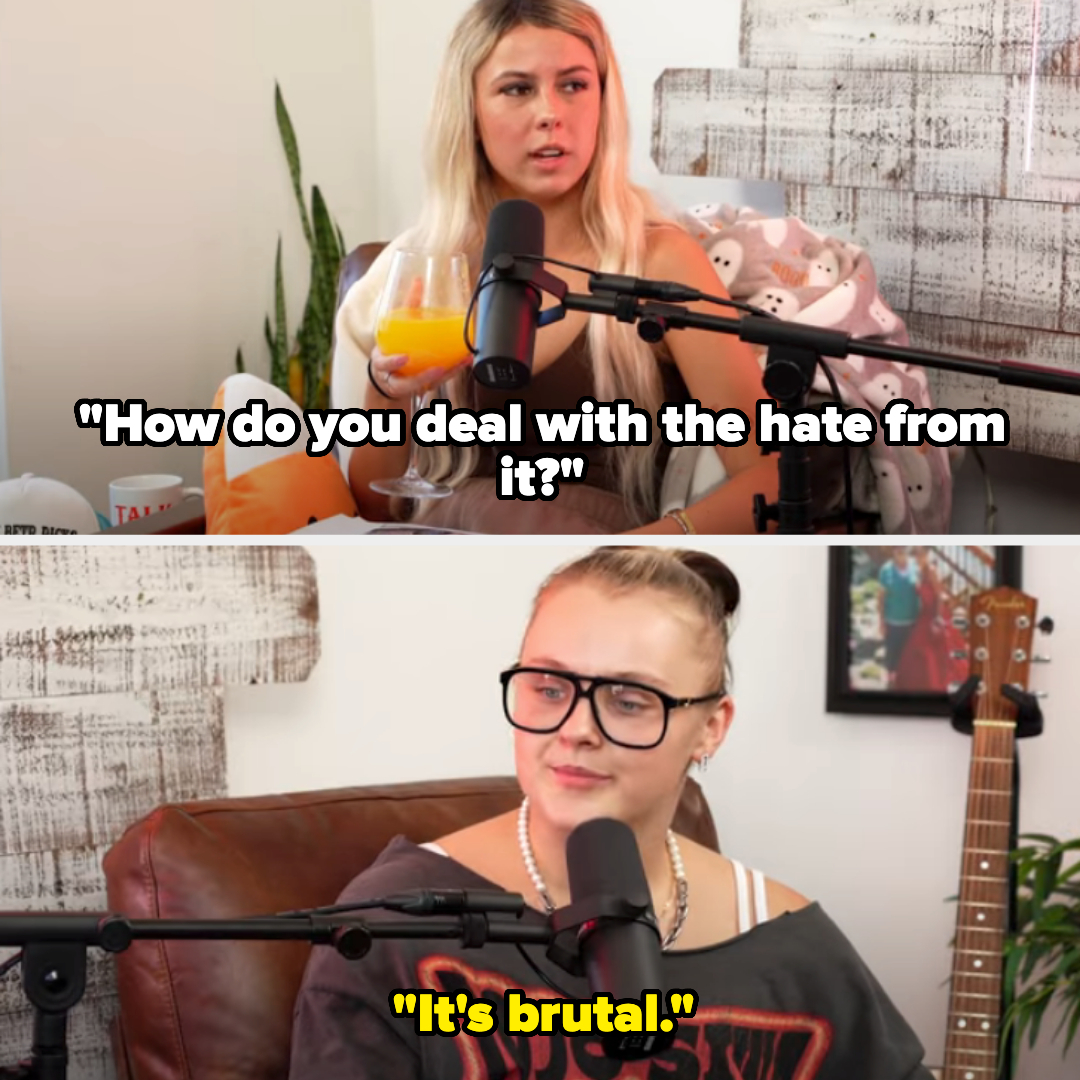 JoJo Siwa Compares Fake Bulge To Harry Styles Vogue Dress