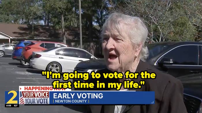 81-Year-Old Woman's First-Time Vote Sparks Viral Convo