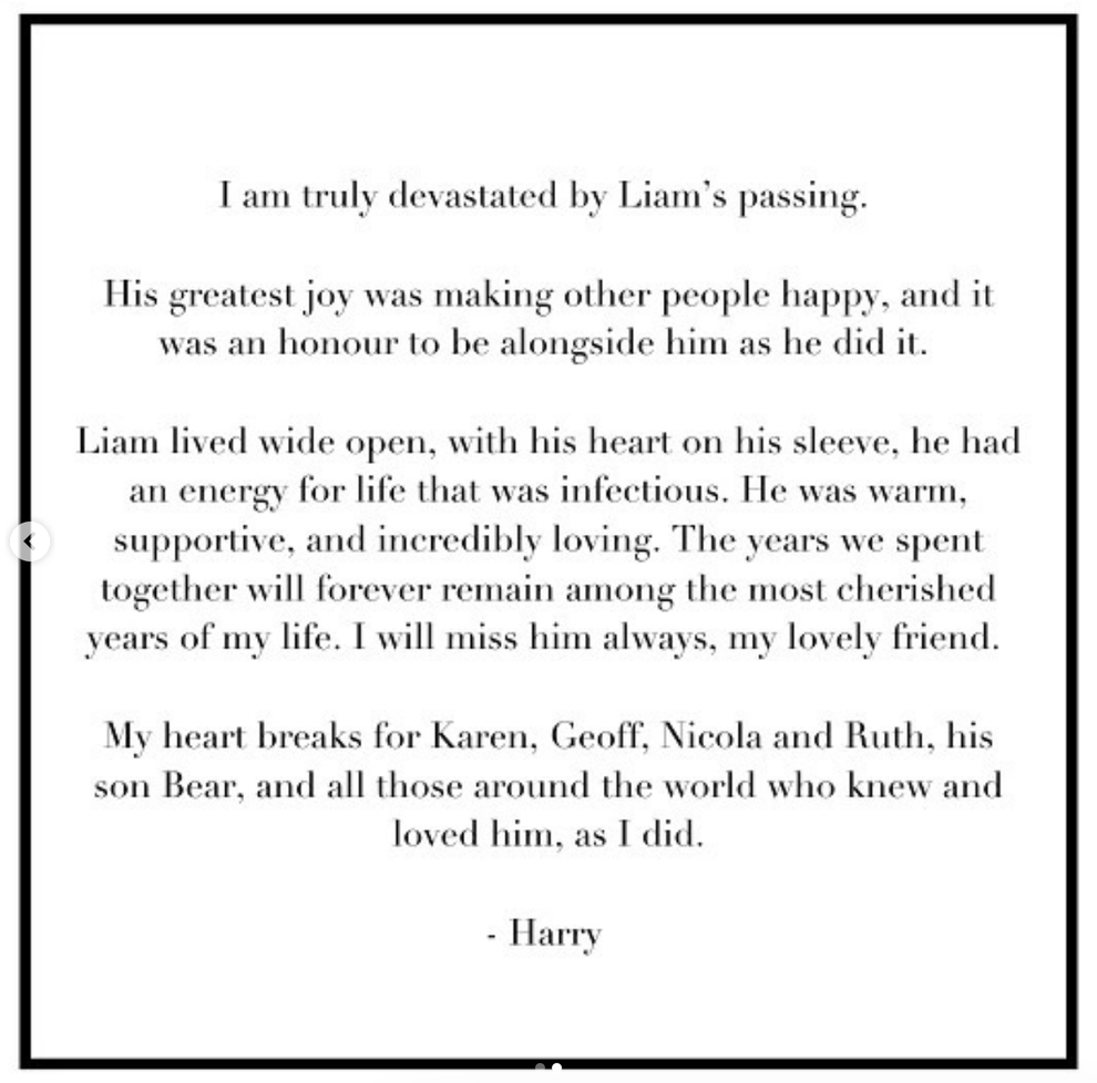 Celebs React To Liam Payne's Death