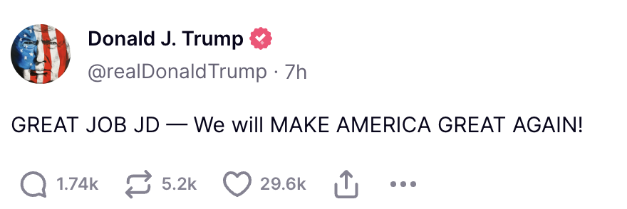 Donald Trump Kind Of Lost It During The VP Debate