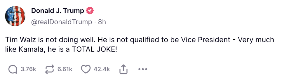 Donald Trump Kind Of Lost It During The VP Debate